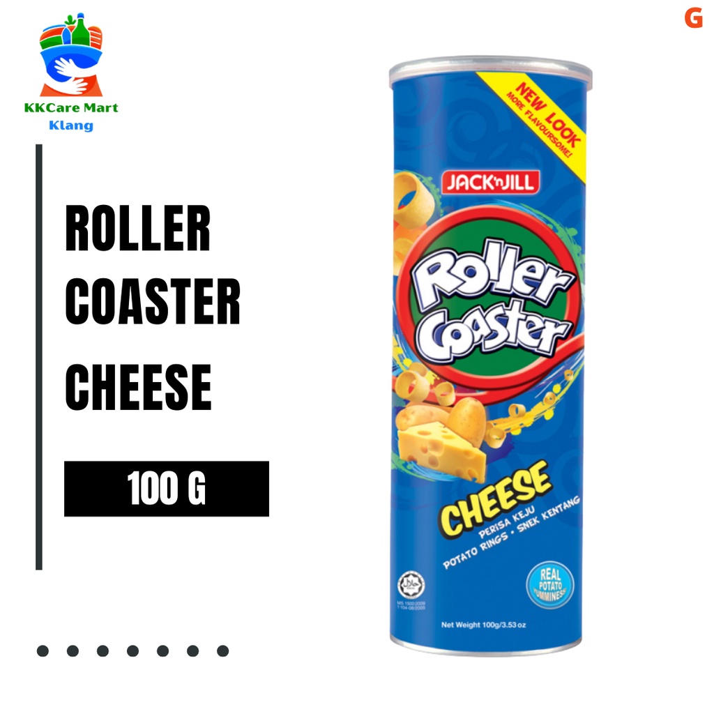 Jack n Jill Roller Coaster - Potato Rings Cheese 100g | Shopee Malaysia