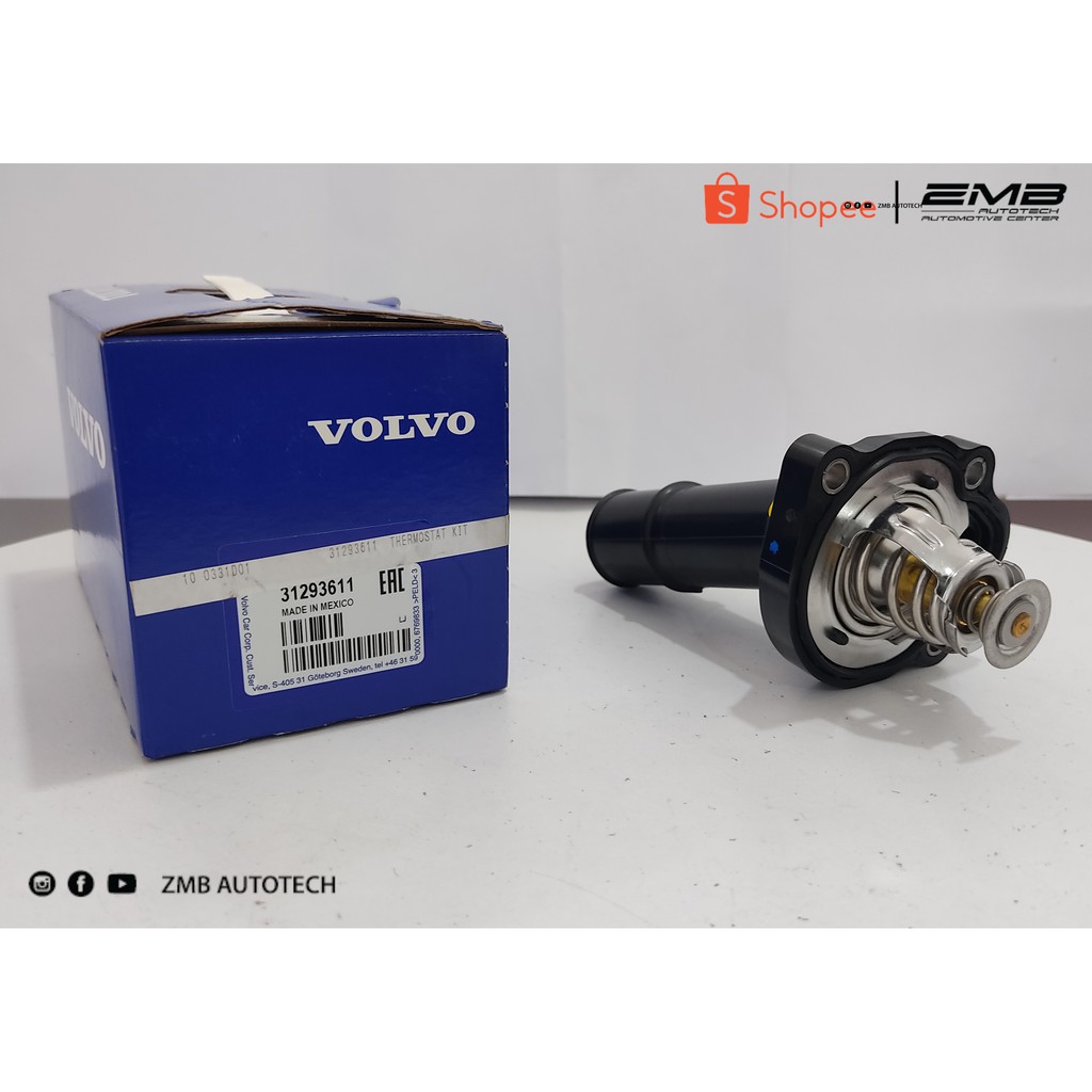 Genuine VOLVO THERMOSTAT KIT - S40 / V50 / S80 - 31293611 | Shopee Malaysia