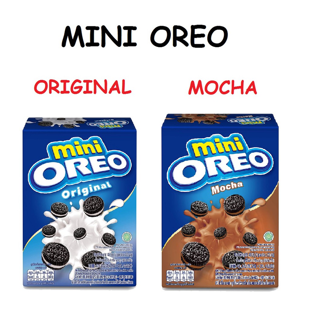 MINI OREO MOCHA / ORIGINAL ( 40.8 GRAM ) | Shopee Malaysia