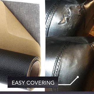 【🔥 READY STOCK】60x140cm Self Adhesive Leather Sofa Repair Patch Sticker ...