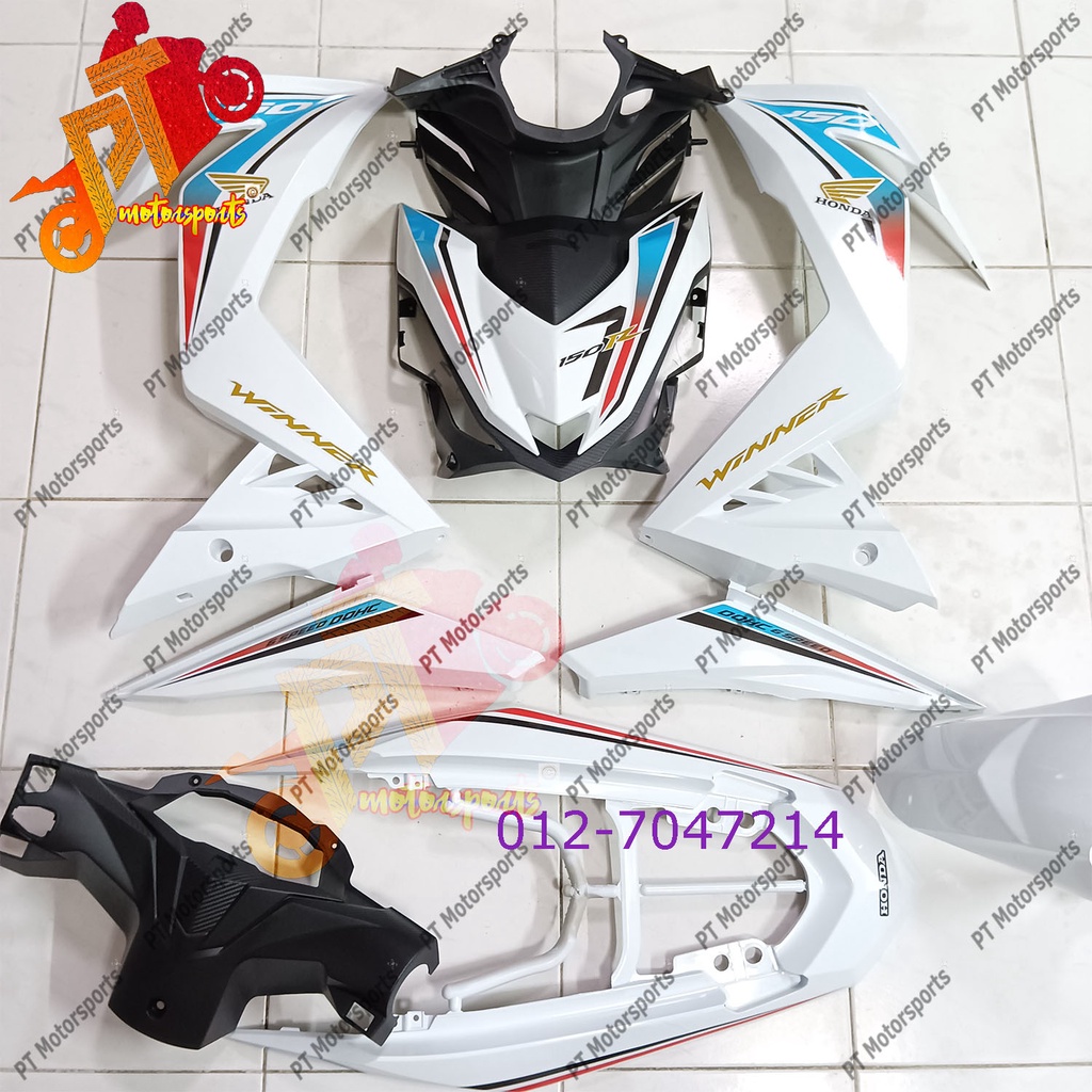 Honda RS 150 Rs150R V1 V2 Cover Set White Winner Vietnam 18 White OEM | Shopee Malaysia