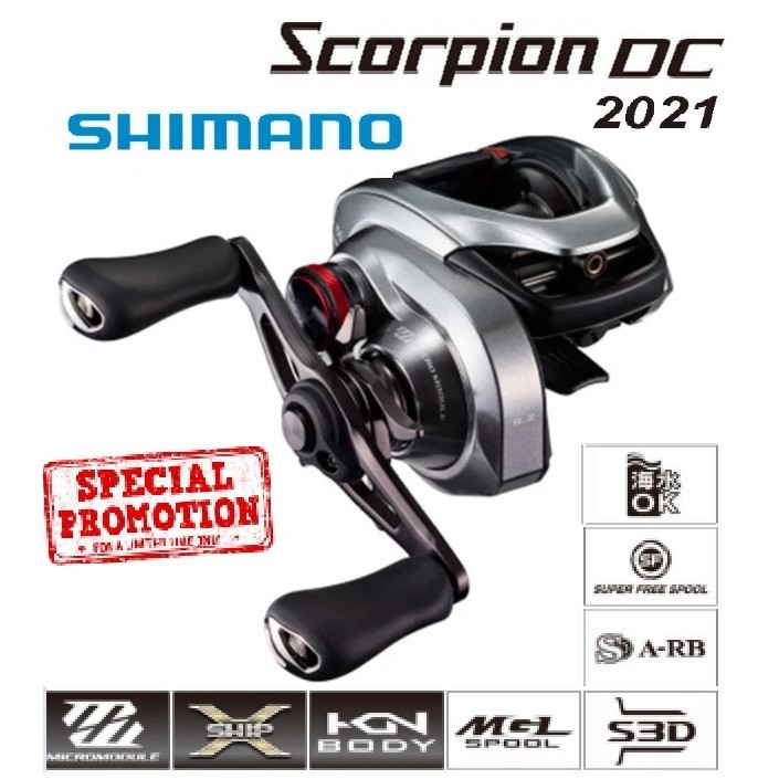 Scorpion DC 2021 Shimano 🔥 NEW 🔥 | Shopee Malaysia