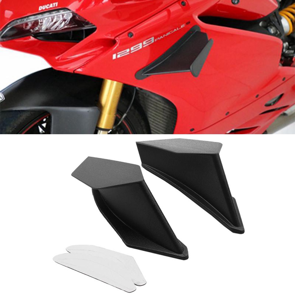 Motorcycle Aerodynamic Winglets Spoiler Wing Universal Modification ...
