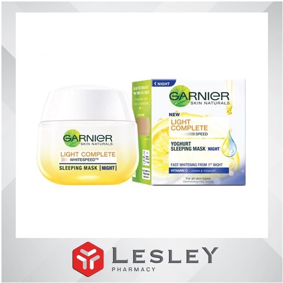 Garnier Bright Complete Yoghurt Sleeping Mask Night 50mL | Shopee Malaysia