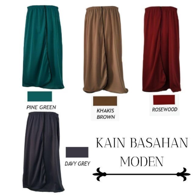 KAIN BASAHAN MODEN | KAIN BASAHAN INSTANT | Shopee Malaysia