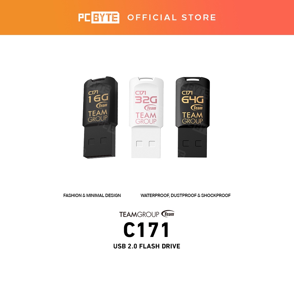 Team C171 USB2.0 Flash Drive (16GB/32GB/64GB) | Shopee Malaysia