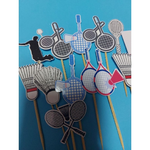 BADMINTON CUPCAKES TOPPER | Shopee Malaysia