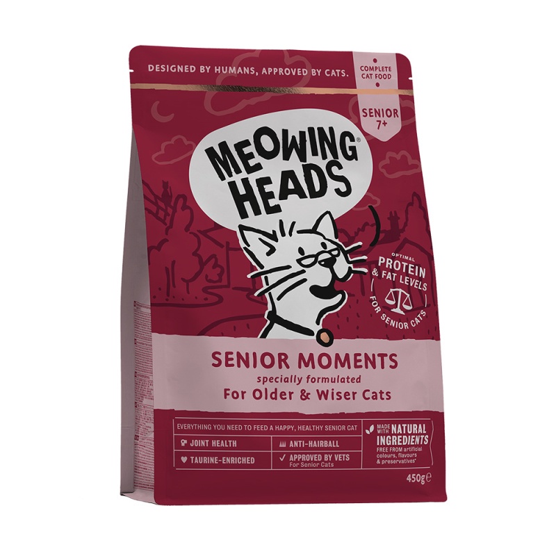 Meowing Heads Senior Moments Chicken And Salmon (450g) | Shopee Malaysia