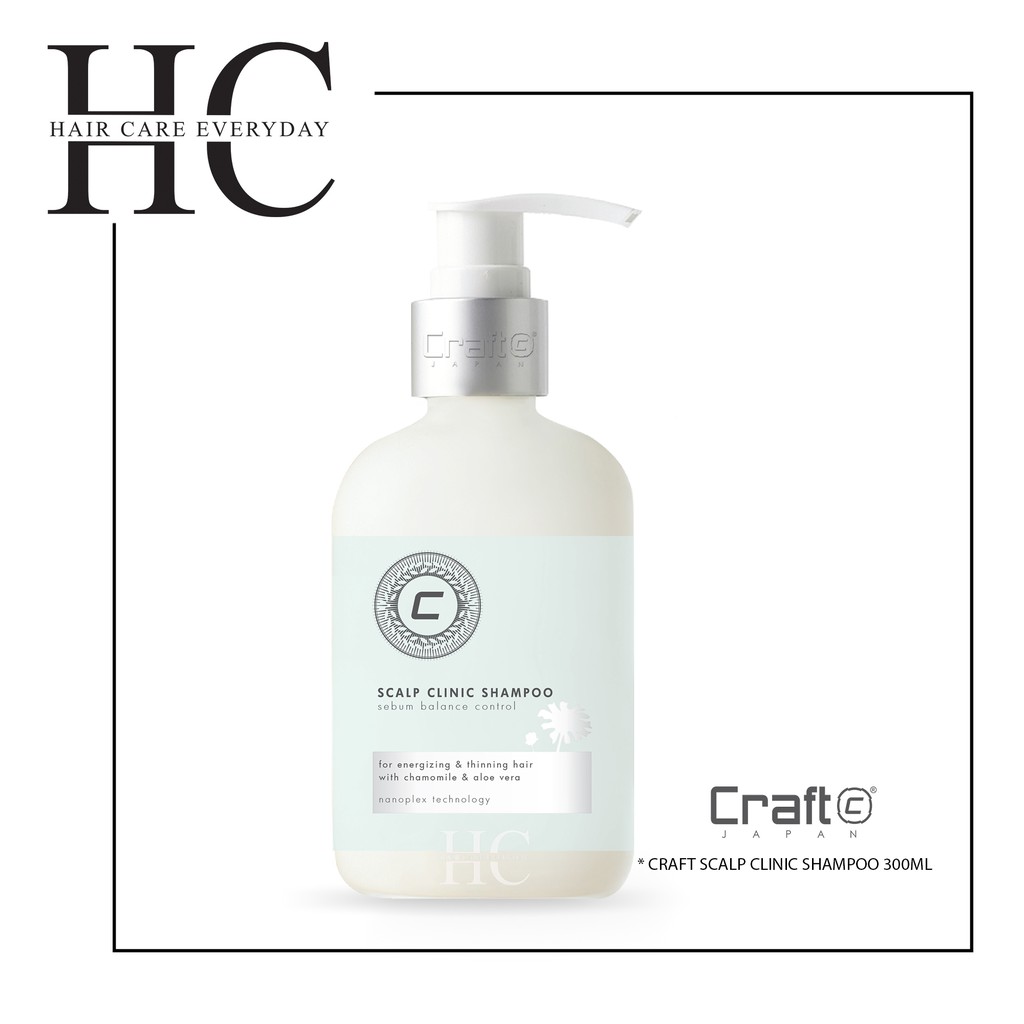 Craft Scalp Clinic Shampoo 300ml ( For Energizing & Thinning Hair ...