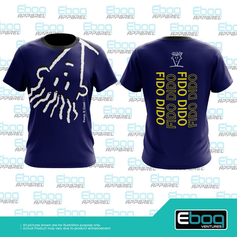 [READY STOCK] FIDO DIDO 03 Purple Tshirt Sublimation / AB Baju Fido ...