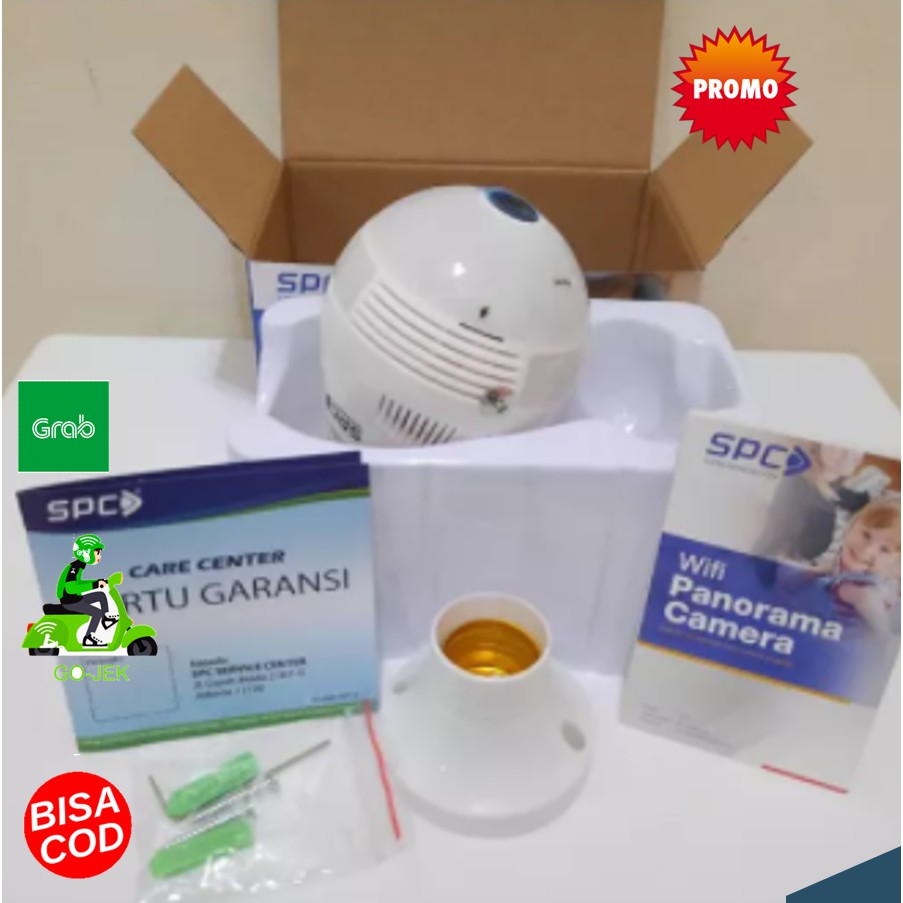 Cctv Camera Shape Panoramic Bulb V 380 Spc Hidden Camera Surveillance ...