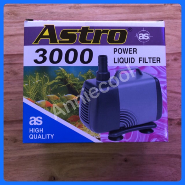 ASTRO 3000 SUBMERSIBLE PUMP / LIQUID FILTER AS-3000 (2000L/H) | Shopee ...