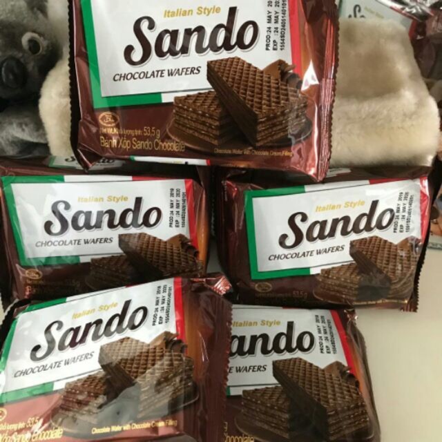 Sando Italian Chocolate Wafer 53.5g x 10 pack (1 Poly) | Shopee Malaysia