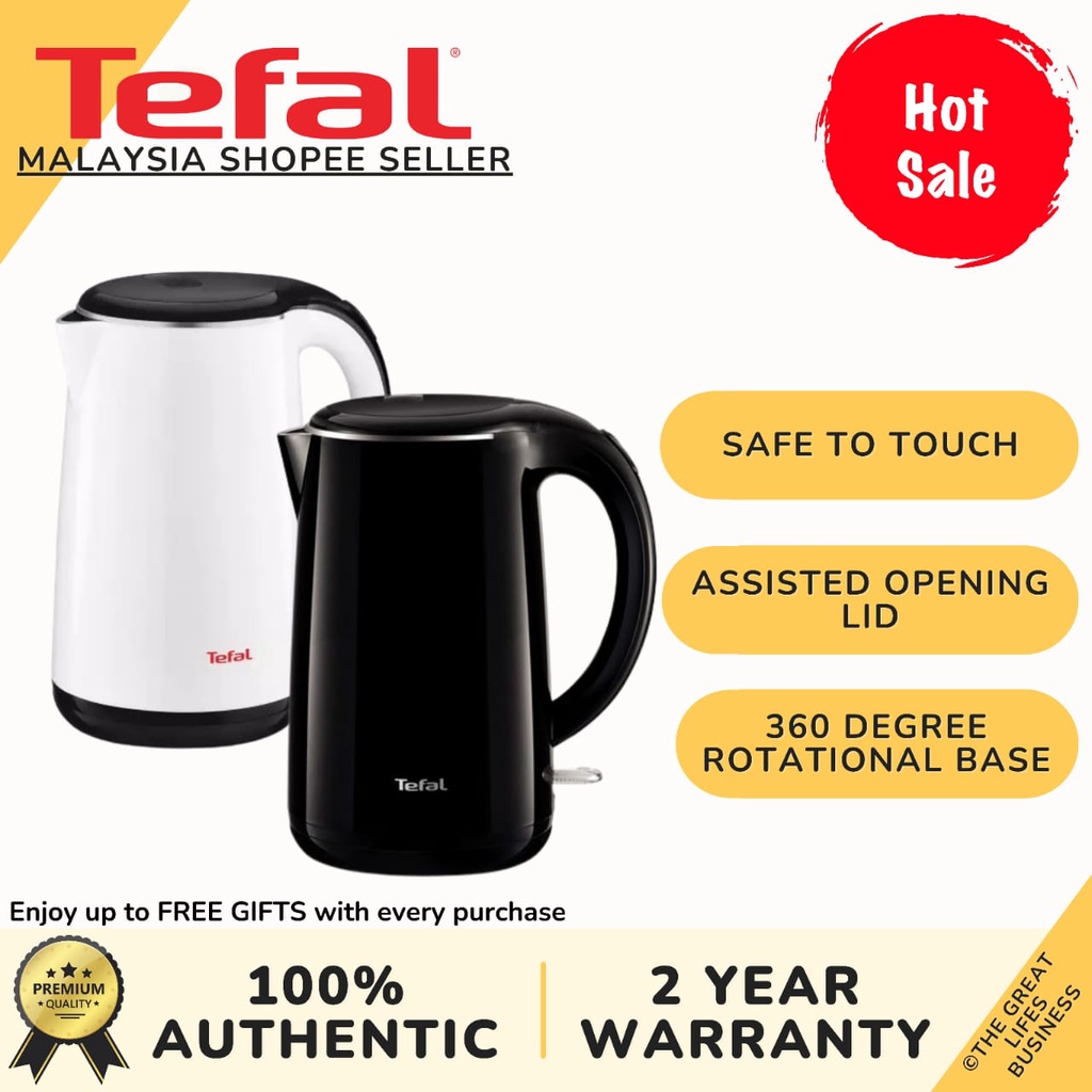 Tefal Safe Tea Black White Kettle Spot Goods Safe Tea Jug Kettle ...