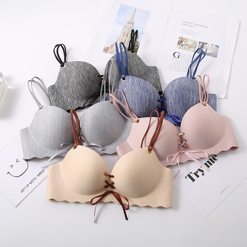 32-38AB 32C-38C Fashion Seamless Women Bra Bandage Super Push Up Lingerie Adjustable Comfortable ...