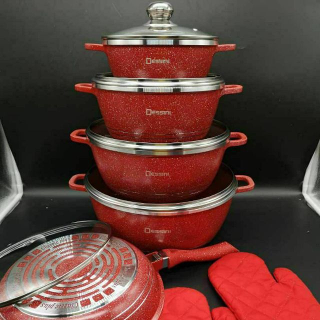 12pcs dessini italy cookware set | Shopee Malaysia