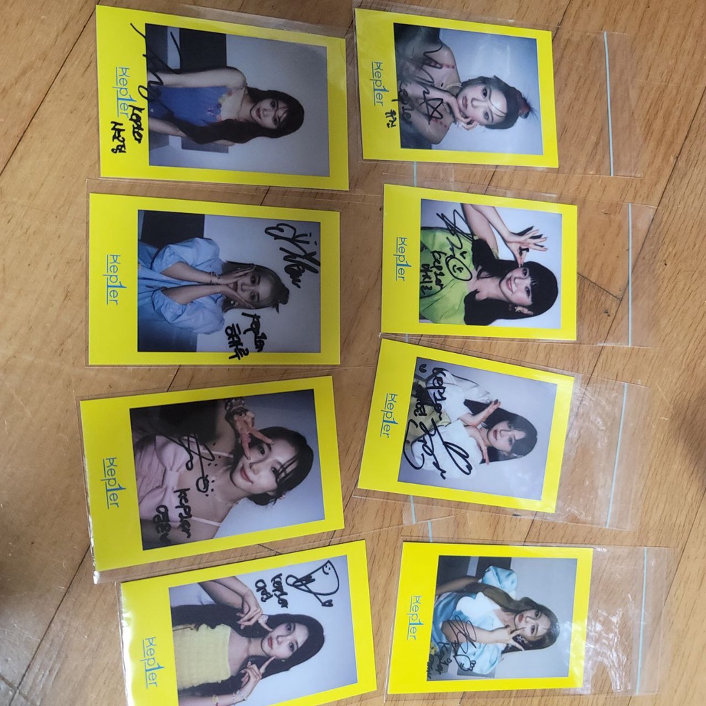 Kep1er polaroid photocard benefits 2nd Mini Album Doublast popup island ver Lemon | Shopee Malaysia