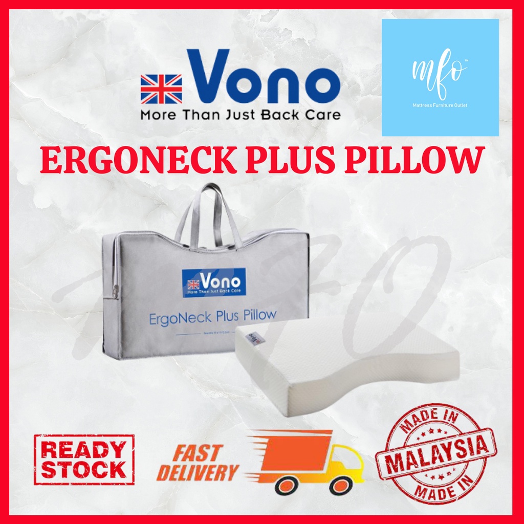 Vono Latex Feel Ergoneck Plus Pillow | Shopee Malaysia