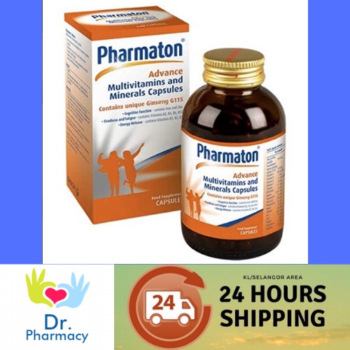 Pharmaton Multivitamin With Ginseng 100 Capsules 100 30 Capsules