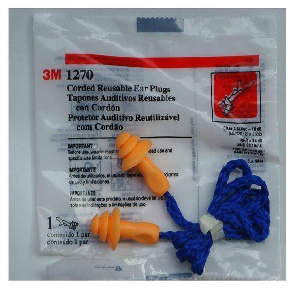 3M 1270 Corded Reusable Ear Plugs | Shopee Malaysia