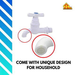 JOPEX BC01W 15mm Sink BIB PVC Water/Kepala Paip 1/2"/Kepala Paip PVC ...