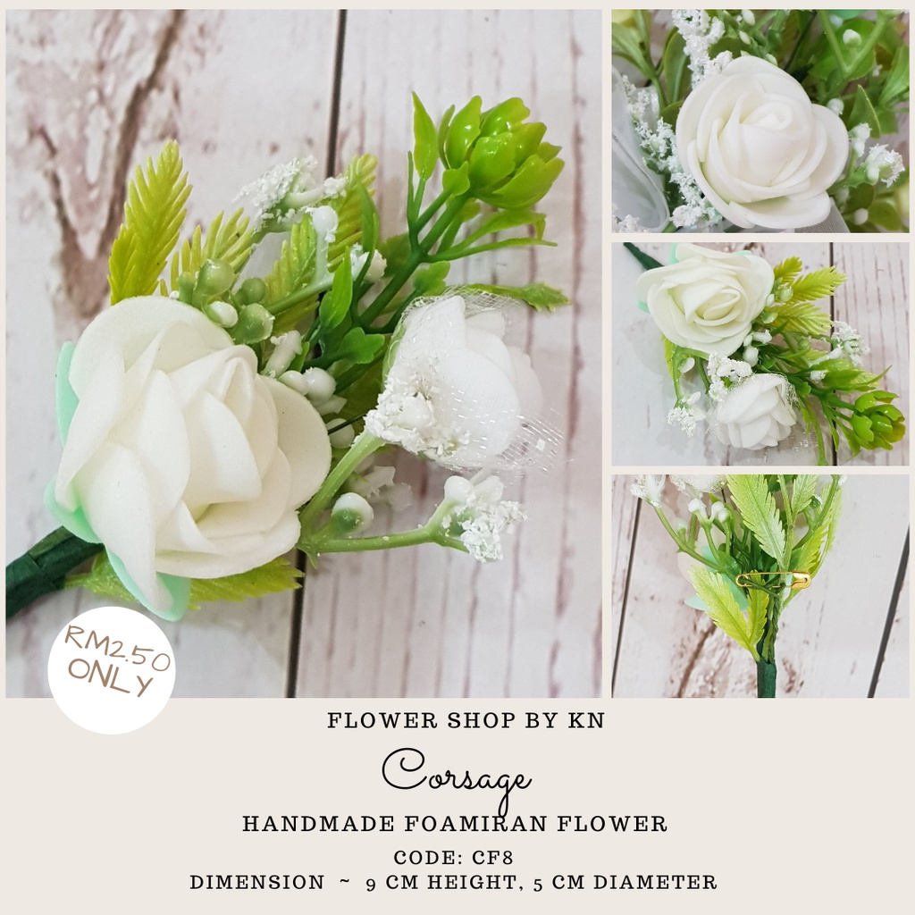 Corsage / Bunga Penanggah / Bunga Dada | Shopee Malaysia
