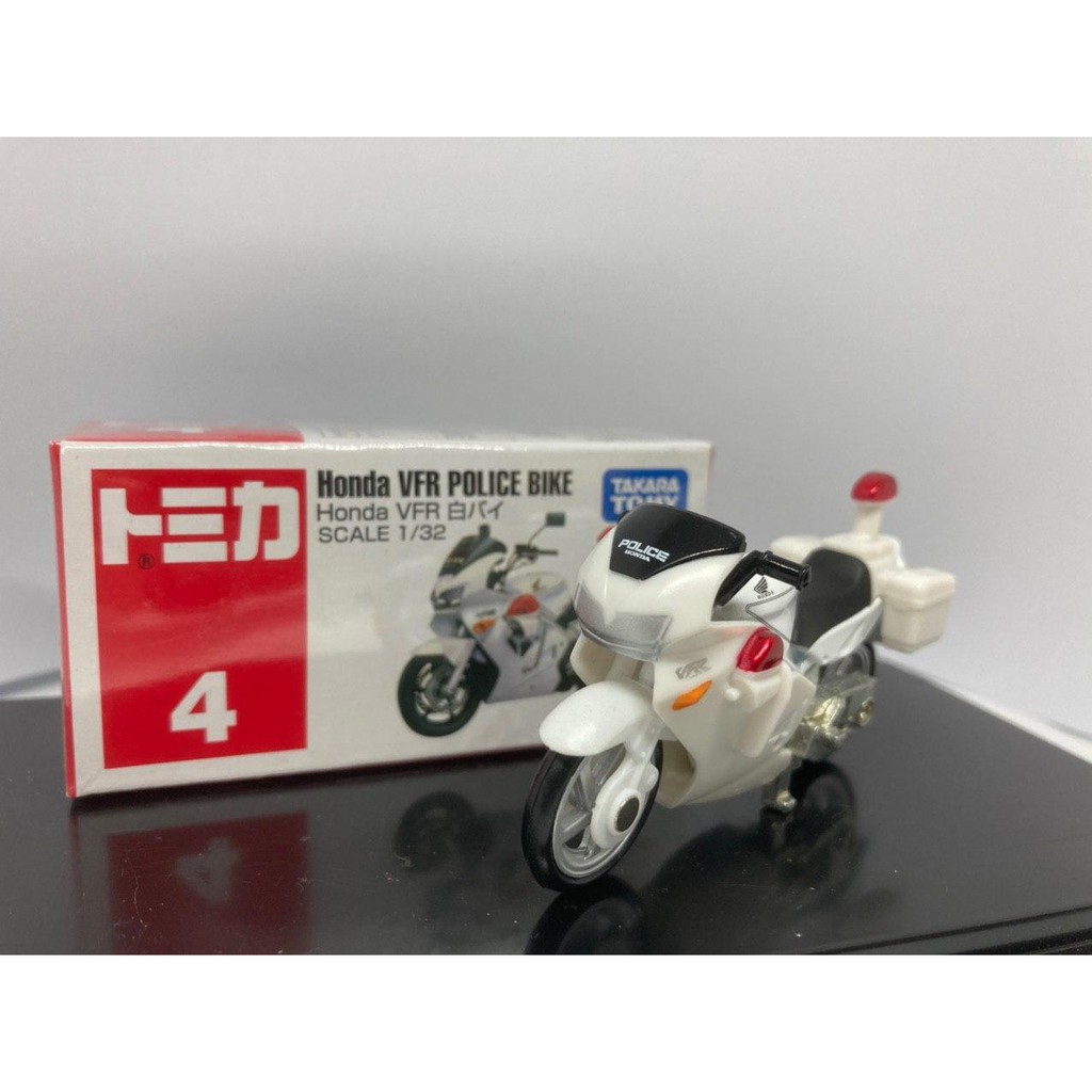 Scale:1/32 Honda VFR Police Bike 4 Tomica Takara Tomy Die-cast Model Figure Original Malaysia ...
