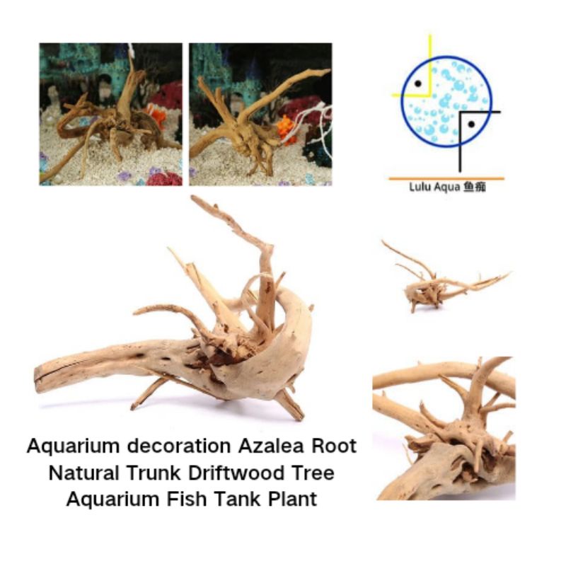 Aquarium decoration Azalea Root Natural Trunk Driftwood Tree Aquarium ...