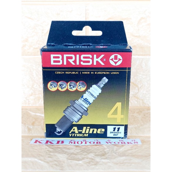 BRISK Spark Plug A-line 11 / A11 DR15YCY-1 (4pcs) [100% Authentic ...