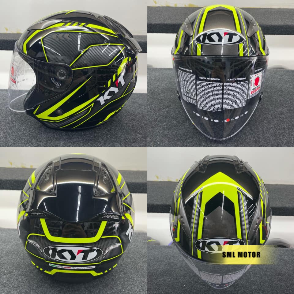 KYT HELLCAT Arrow (Open Face Helmet) | Shopee Malaysia