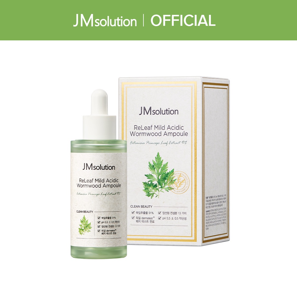 [JMsolution] releaf mild acidic wormwood ampoule (50ml) | Shopee Malaysia