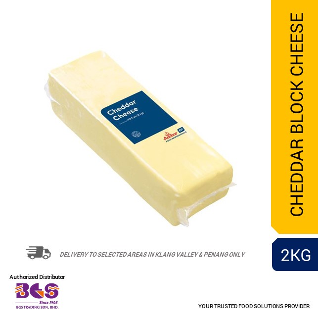 Anchor Cheddar Block Cheese 2kg | Shopee Malaysia
