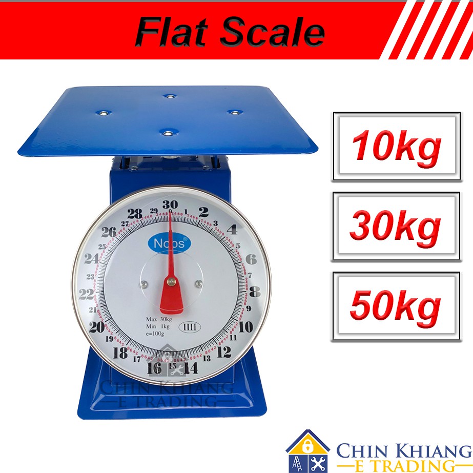 Flat Scale Commercial Mechanical Weighing Scale Analog Scale Timbang ...
