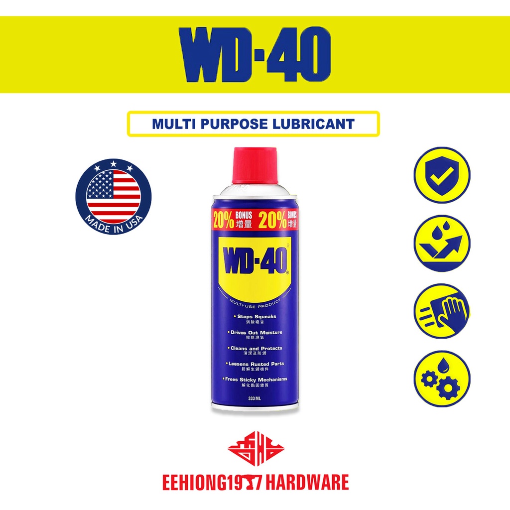WD-40 333ML MULTI PURPOSE LUBRICANT WD40 | Shopee Malaysia