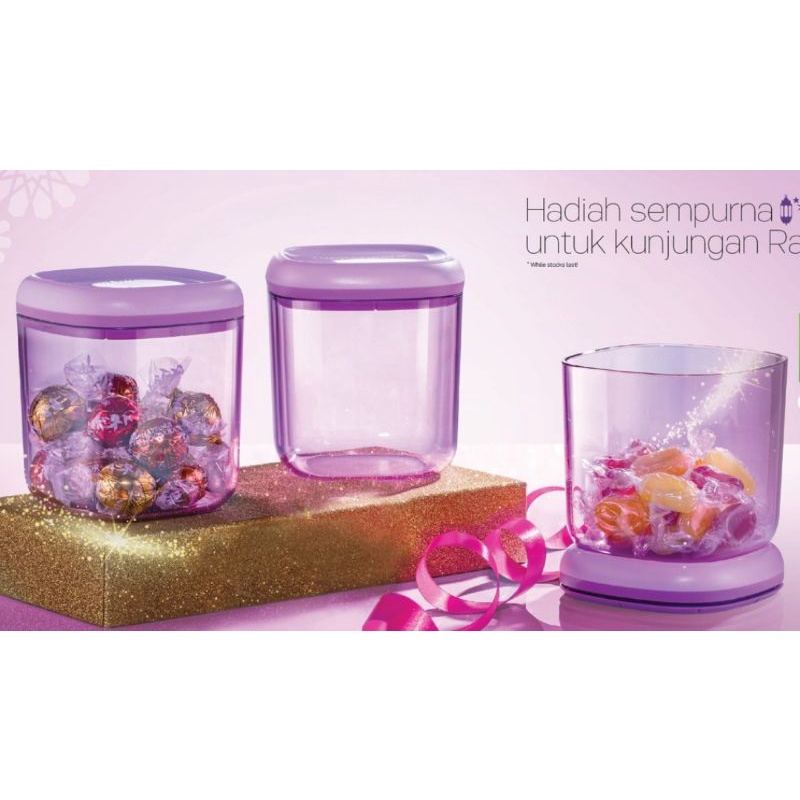 Tupperware Purple Crystalline Canister 780ml | Shopee Malaysia