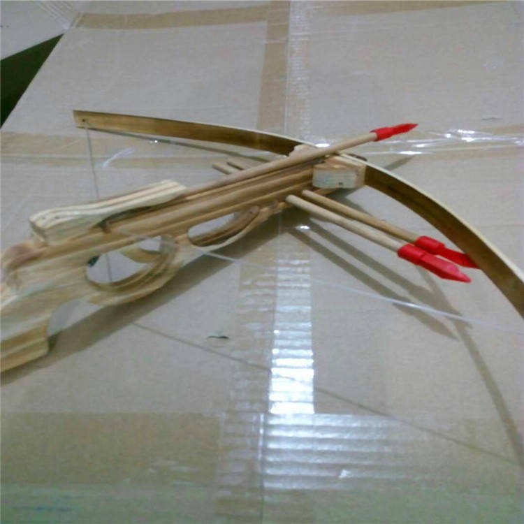Shipping wooden toy bow sword crossbow arrow soft rubber head shooting ...