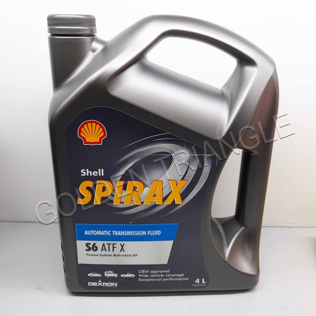 SHELL SPIRAX S6 ATF X PREMIUM SYNTHETIC MULTI-VEHICLE AUTOMATIC ...
