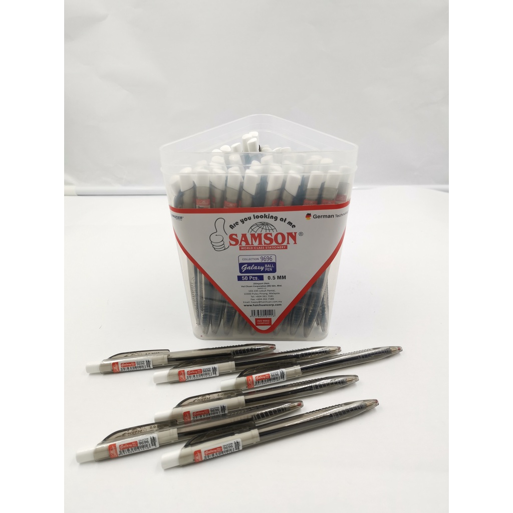 Samson 9696 Ball Pen (50 Pcs in 1 Box) | Shopee Malaysia