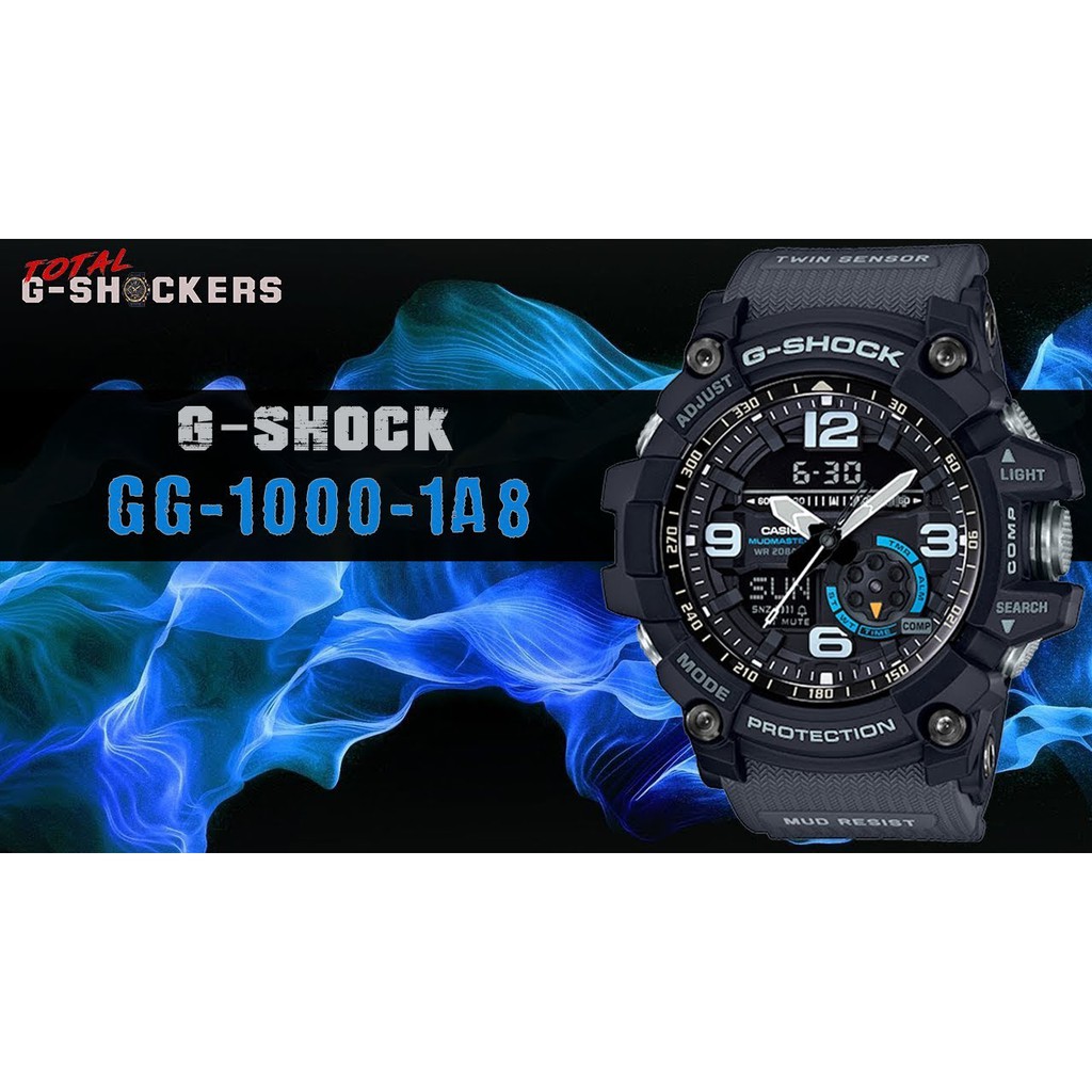 Casio MUDMASTER GG-1000-1A8 G-Series G-Shock Analog Digital Sporty ...