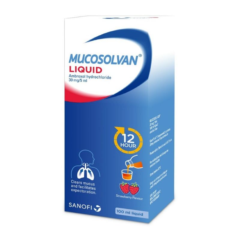 Mucosolvan Liquid 100ml Cough Relief Batuk Kahak Stawberry Flavour ...