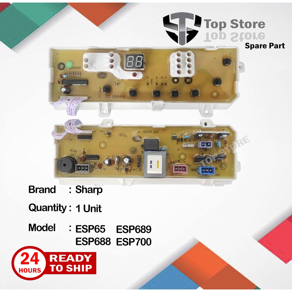 Sharp Washing Machine PCB Control Board ESP65 ESP688 ESP689 ESP700 ...