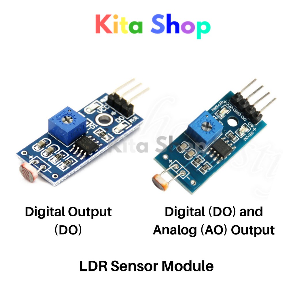 Light Sensor Module (Light Dependent Resistor - LDR) | Shopee Malaysia