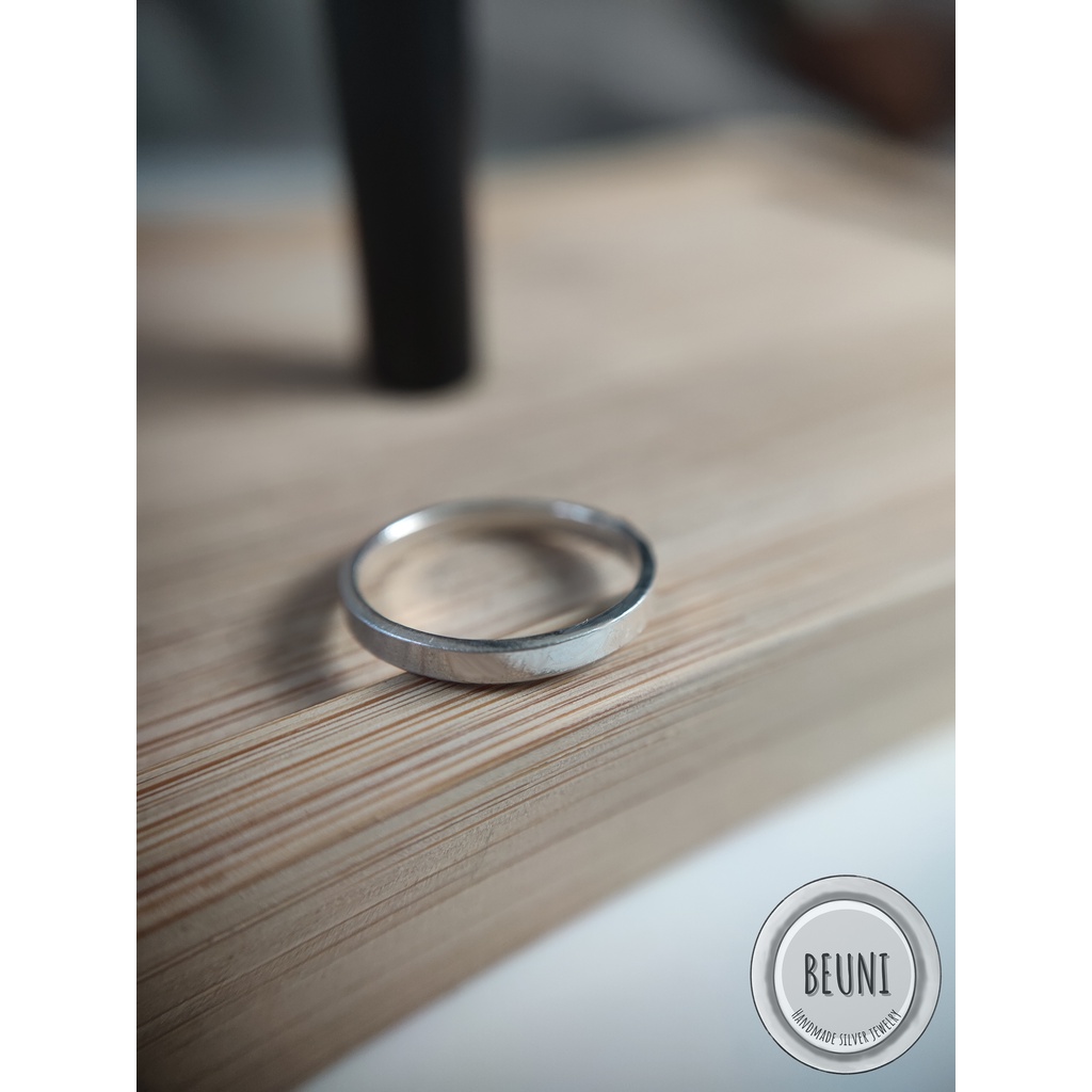 Cincin Tulen Silver 999/ Pure 999 Silver Rings/ 999 Cop/Width 2mm ...