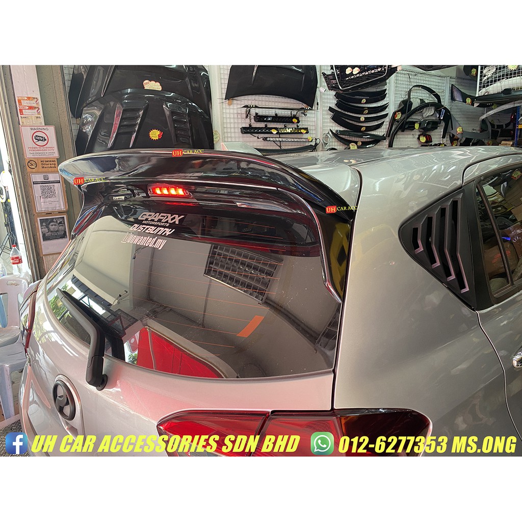 Perodua Myvi 2018-2021 Add On Ducktail Spoiler With Paint [READY STOCK ...