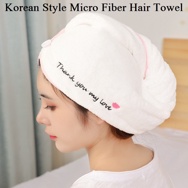 [Ready Stock] Tik Tok Viral Micro Fiber Korean Style Quick Dry Hair ...