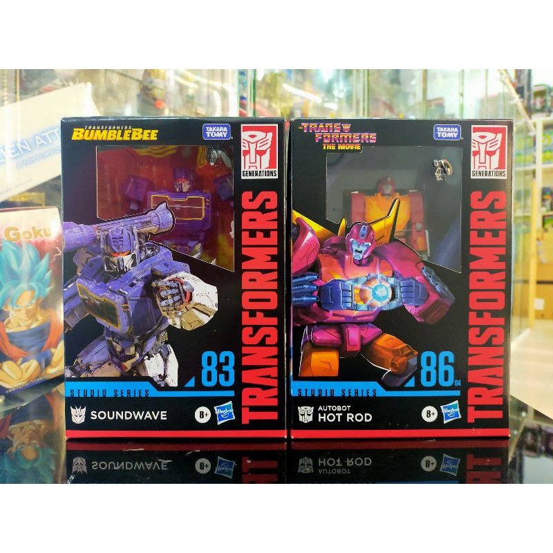 Transformers Studio Series Voyager SS83 Soundwave /SS86 Hot Rod ...