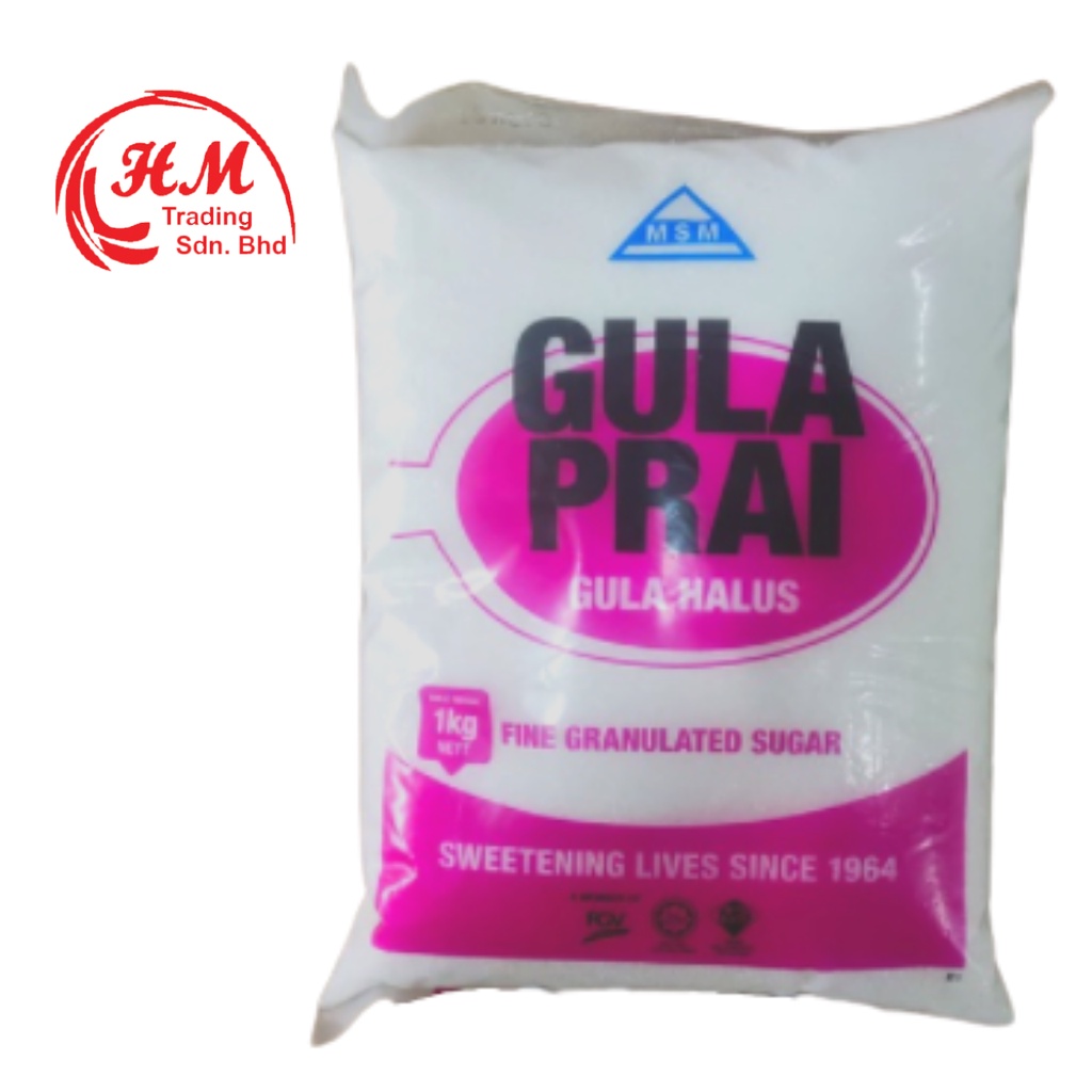 GULA PRAI Gula Halus Fine Granulated Sugar 1kg | Shopee Malaysia