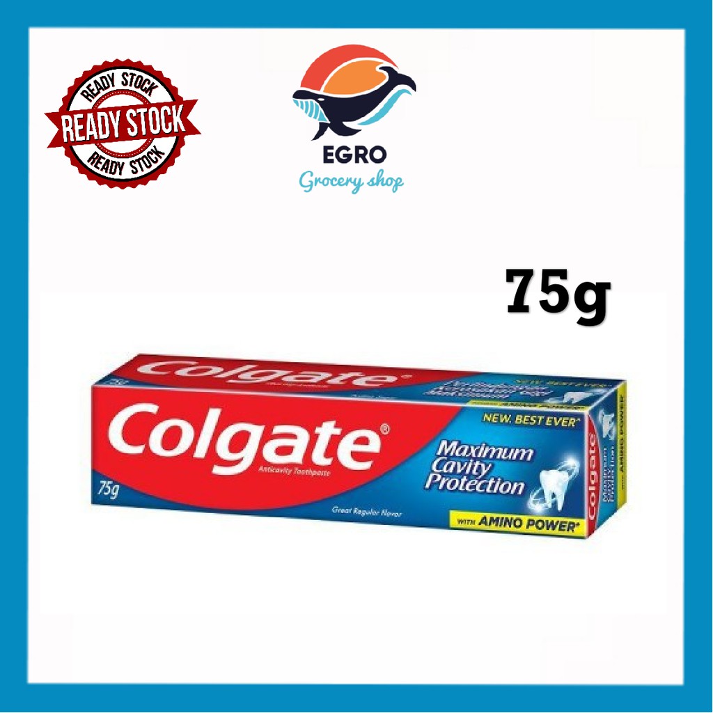 Colgate Maximum Cavity Protection Toothpaste Great Regular Flavor 75g ...