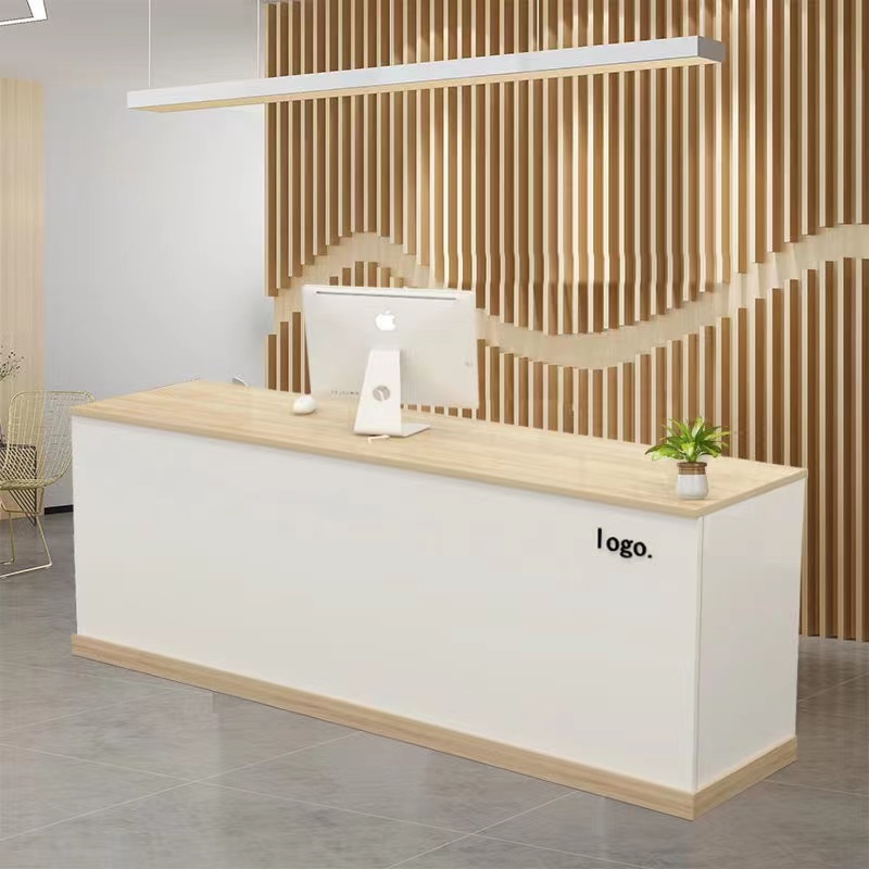 Simple and modern bar counter, cashier small counter table, clothing ...