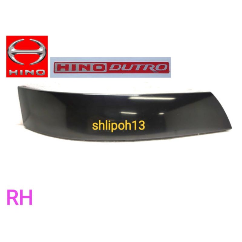 HINO DUTRO 300 SERIES WU300/WU410/XZU423 Corner Panel Garnish (BLACK ...